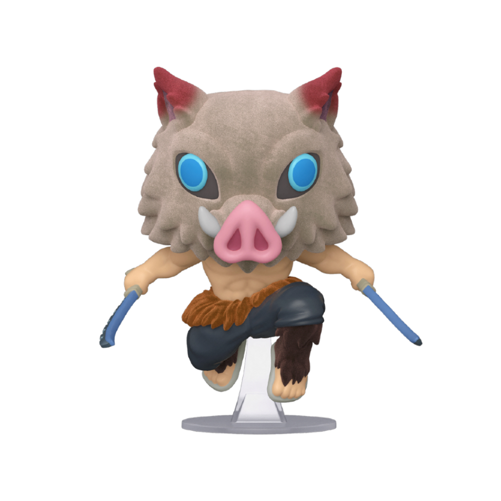 Pop! Animation: Demon Slayer -Inosuke Hashibira (Flocked) Ex RG | Funko ...