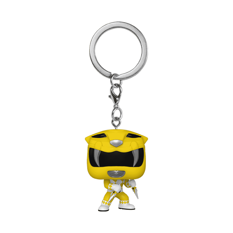 Pop! Keychain: Mighty Morphin Power Rangers 30th - Yellow Ranger ...