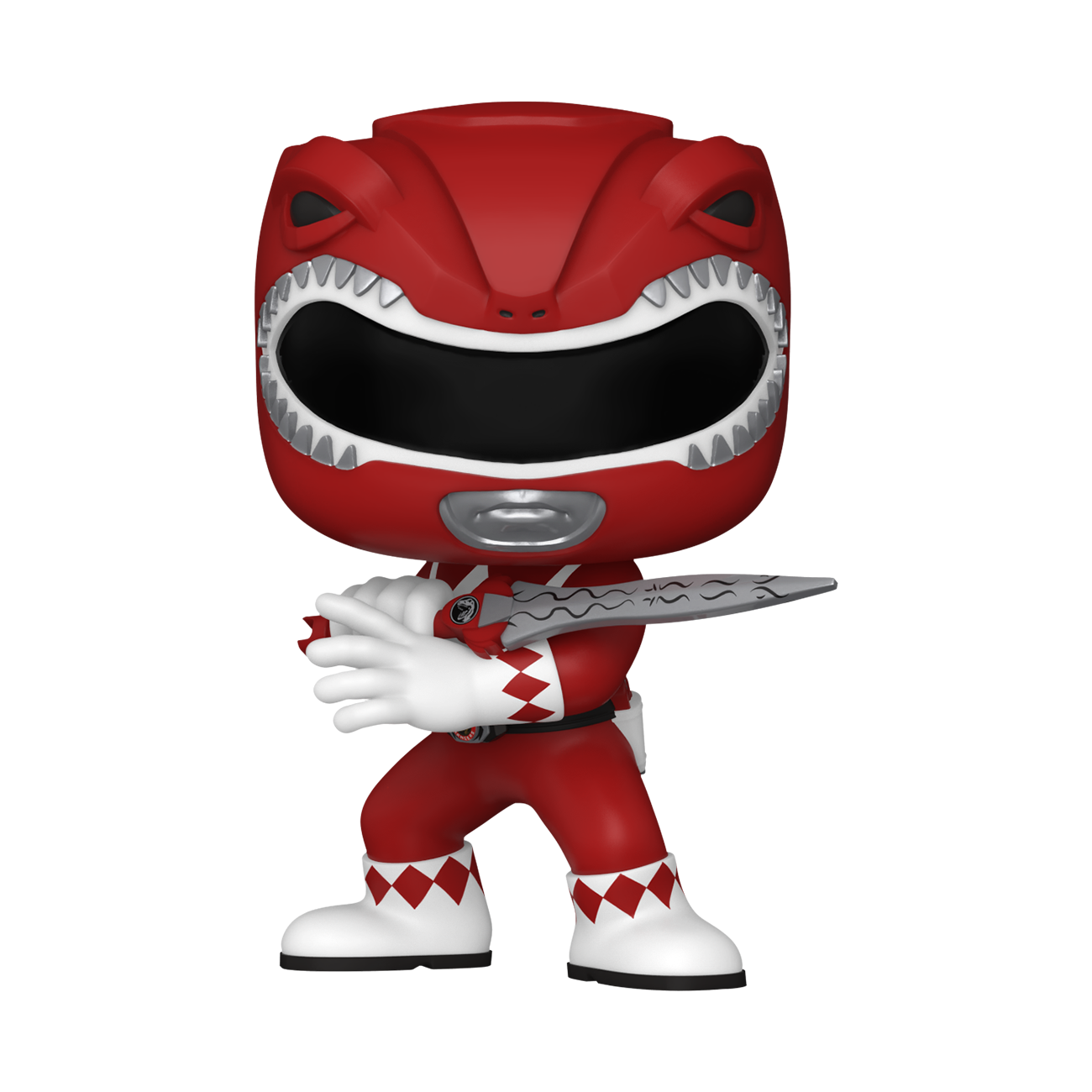 Pop! TV: Mighty Morphin Time Power Rangers 30th - Red Ranger | Funko ...