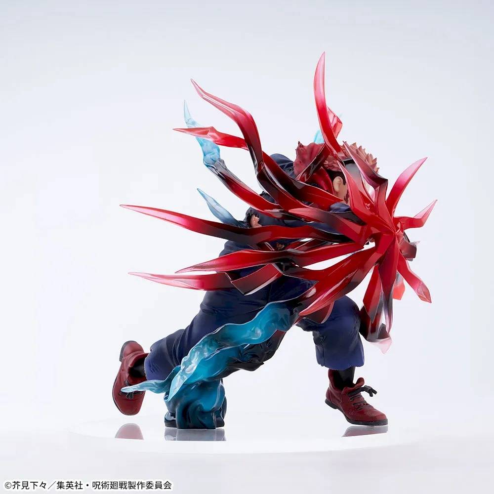 Jujutsu kaisen - Figura Yuji Itadori Black Flash Attack LUMINASTA SEGA ...