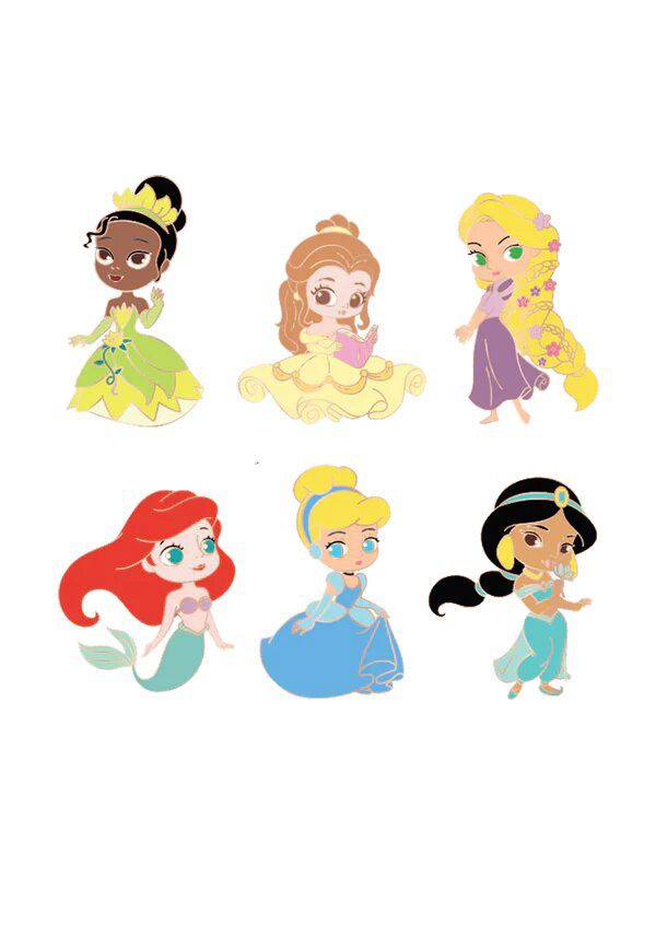 Loungefly - Blind Box Pin Disney: Princess Chibi | Funko Universe ...