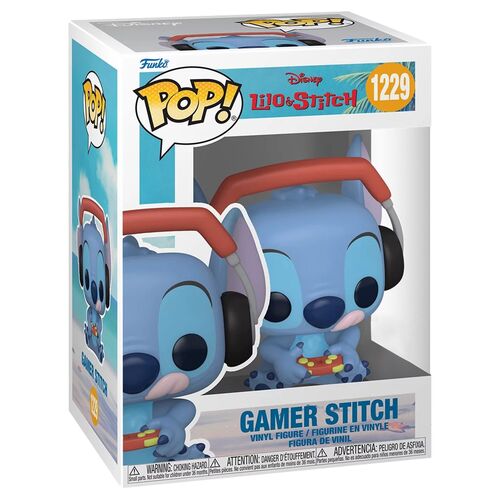 Pop! Disney: Lilo & Stitch - Gamer Stitch Ex | Funko Universe, Planet ...