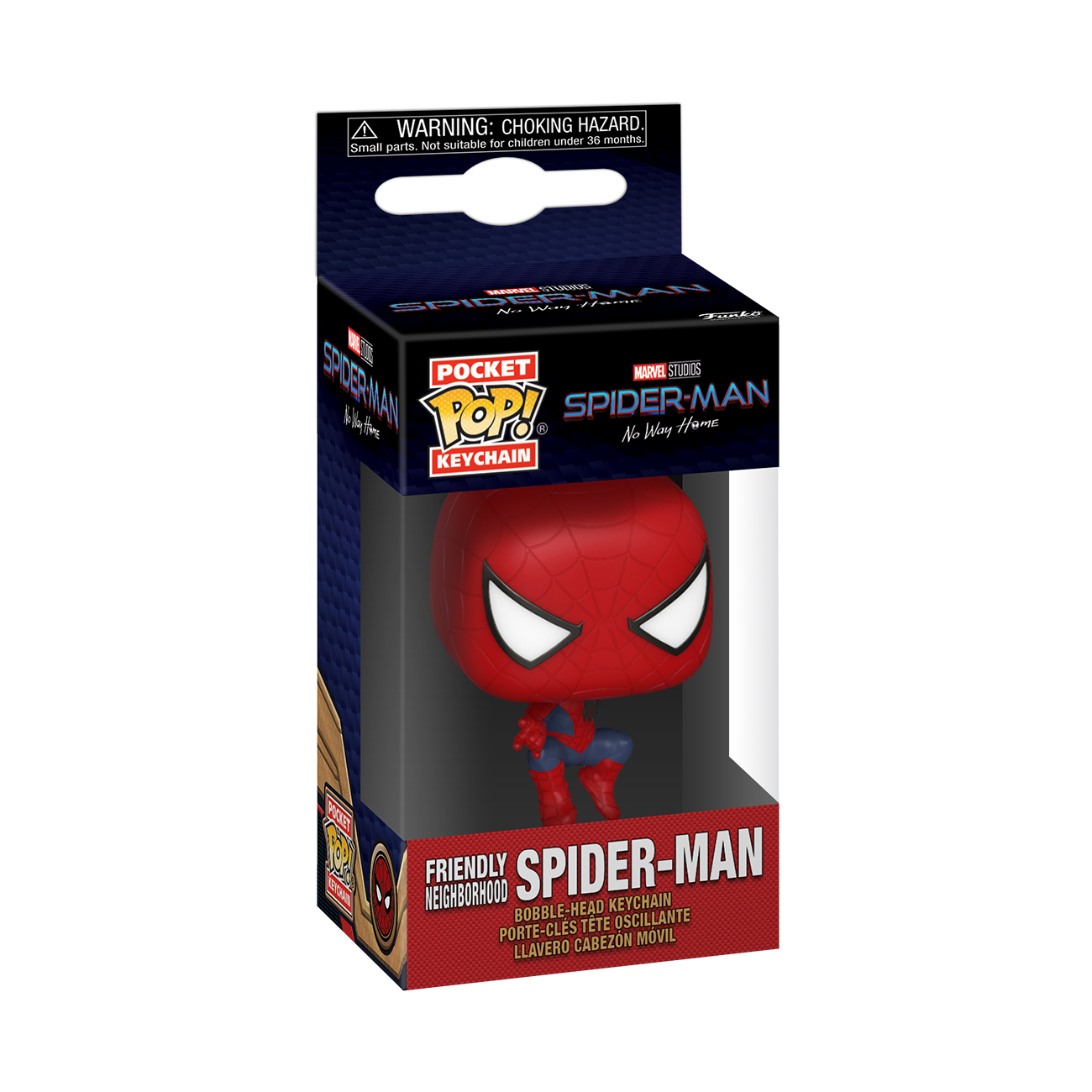 Pop! Keychain: Spider-Man:No Way Home S3- Friendly Neighborhood Spider ...