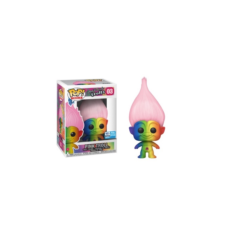Pop! Trolls classic - Rainbow Troll pelo rosa WONDERCON20 | Universo ...