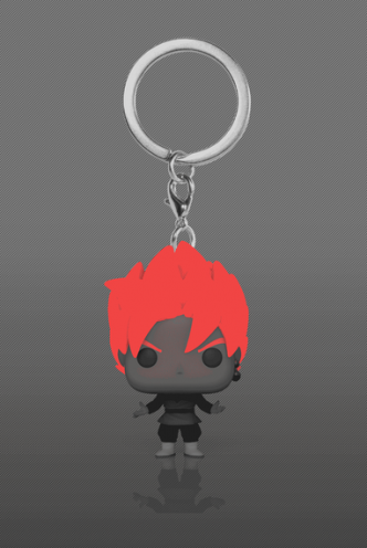 Pop! Keychain: Dragon Ball Super - Super Saiyan Rose Goku Black (GITD ...